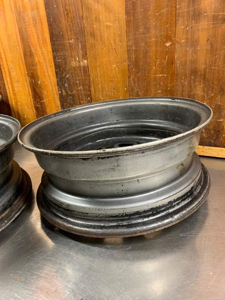 MG MGB 68-80 • Original 14" x 5" Rostyle Wheels & Center Caps (x4 ...