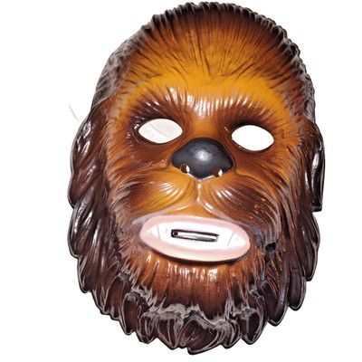 VTG 1990s Star Wars Chewbacca Mask Rubie’s Costume Co. Lucasfilm ...