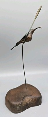 Vintage Bronze Hummingbird Statue Sculpture Estate Find | eBay