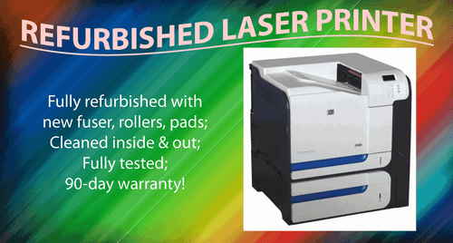 Renewed HP Color LaserJet Pro CP3525X CP3525X Laser Printer CC471A USB ...