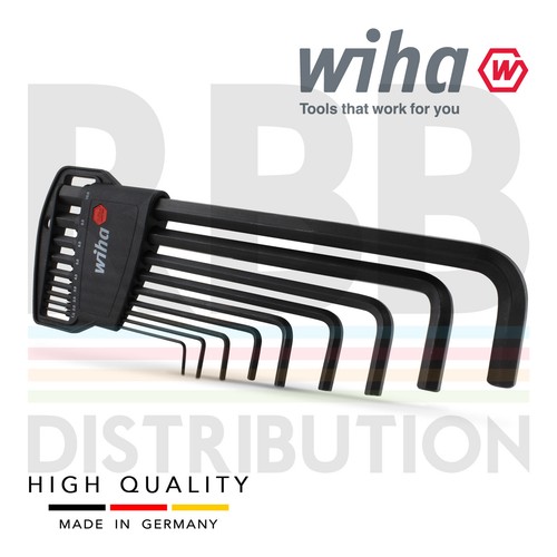 Wiha Allen Key Hex key 9pc Set Metric Long L keys Hexagon 5 Years 06386 ...