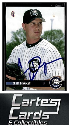 Craig Dingman 2000 Blueline Columbus Clippers #10 TTM/IP Signed ...