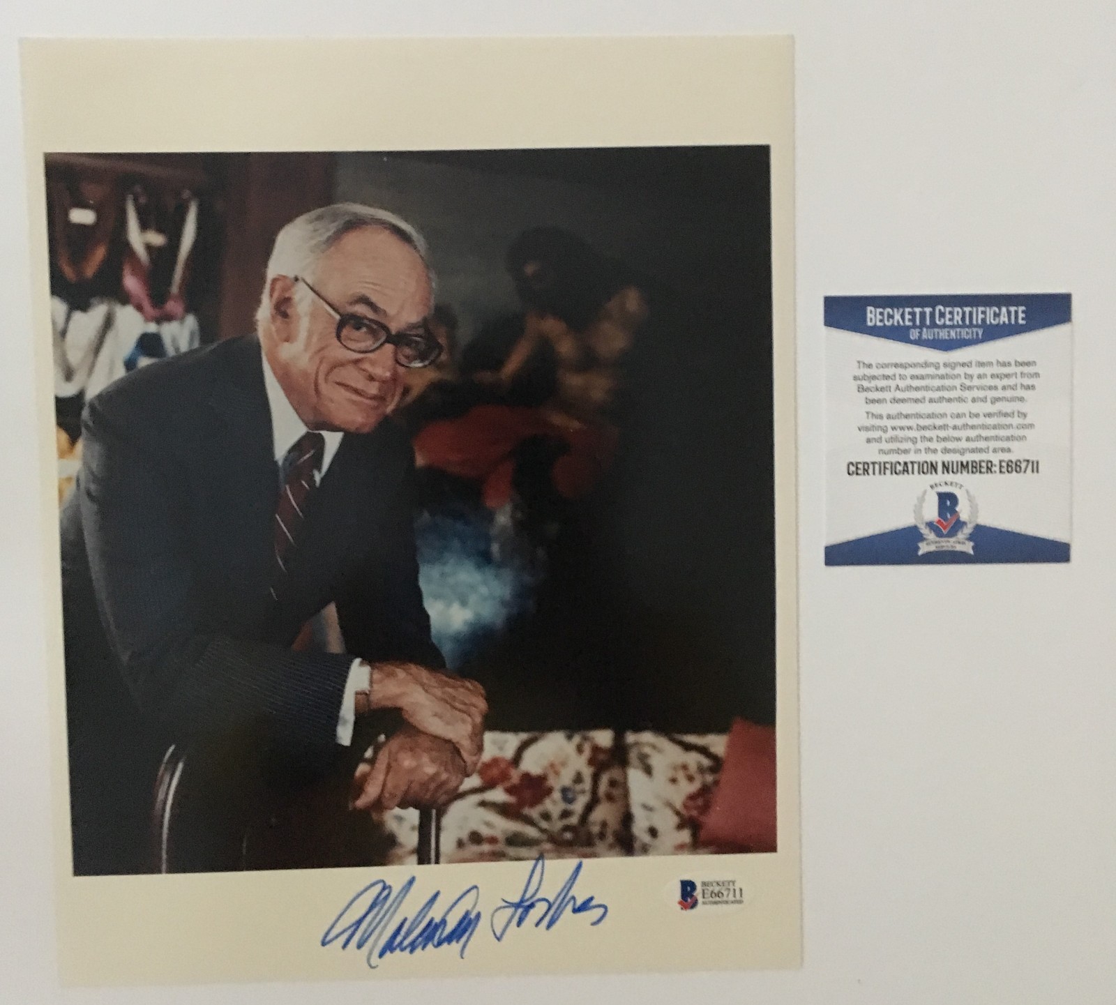 Malcolm Forbes Signed Autographed 8x10 Photo BAS Certified | eBay