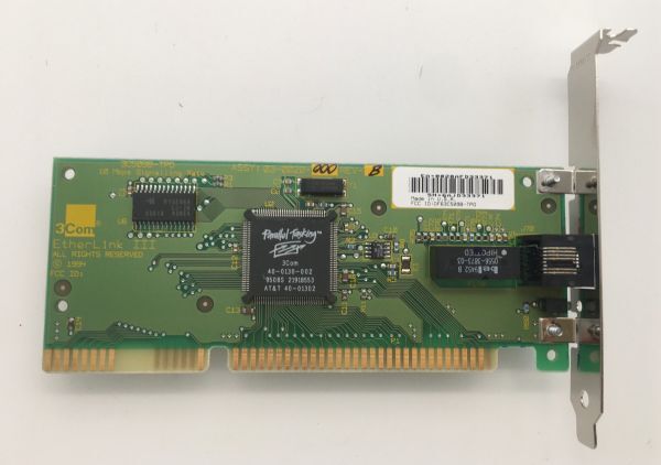 ETHERLINK III 10MBPS, 03-0020-000 REV.B, ISA NETWORK CARD, 02-0020-000 ...
