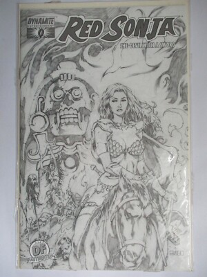 Red Sonja 0 Dynamic Forces Authentix 1 of 600 variant Dynamite 2005 ...