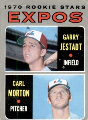 1970 Topps Baseball Rooke Stars #109 Garry Jestadt/Carl Morton RC ...