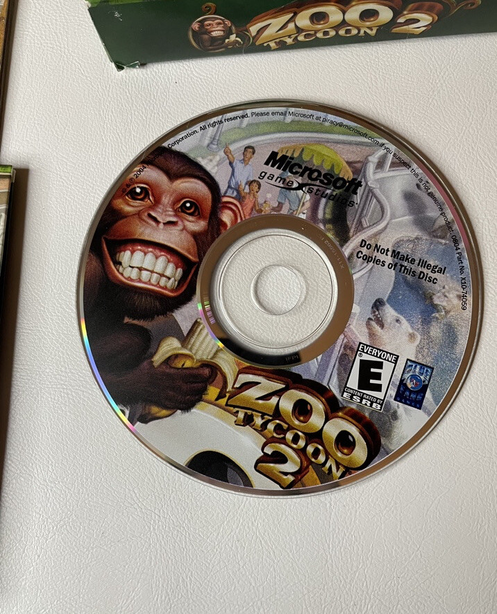 Zoo Tycoon 2 PC CD Rom Video Game 2004 Microsoft In Box User Guide | eBay