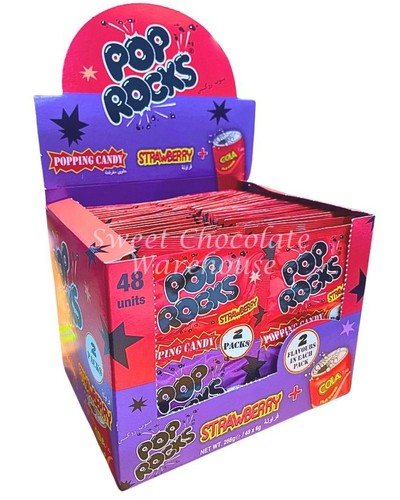 Pop Rocks Strawberry + Cola (Twin Pack) 6g x 48pk | eBay Australia