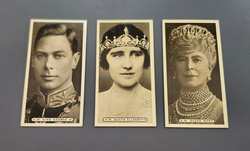 (3)1937 Ardath Tobacco Queen Elizabeth,King George,Queen Mary Lot | eBay