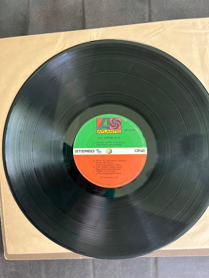 LED ZEPPELIN II LP 1969 Vinyl Atlantic SD-8236 | eBay