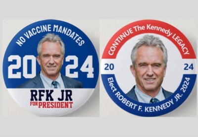 Robert F. Kennedy Jr. President 2024 Pinback Buttons Lot Political Dem ...