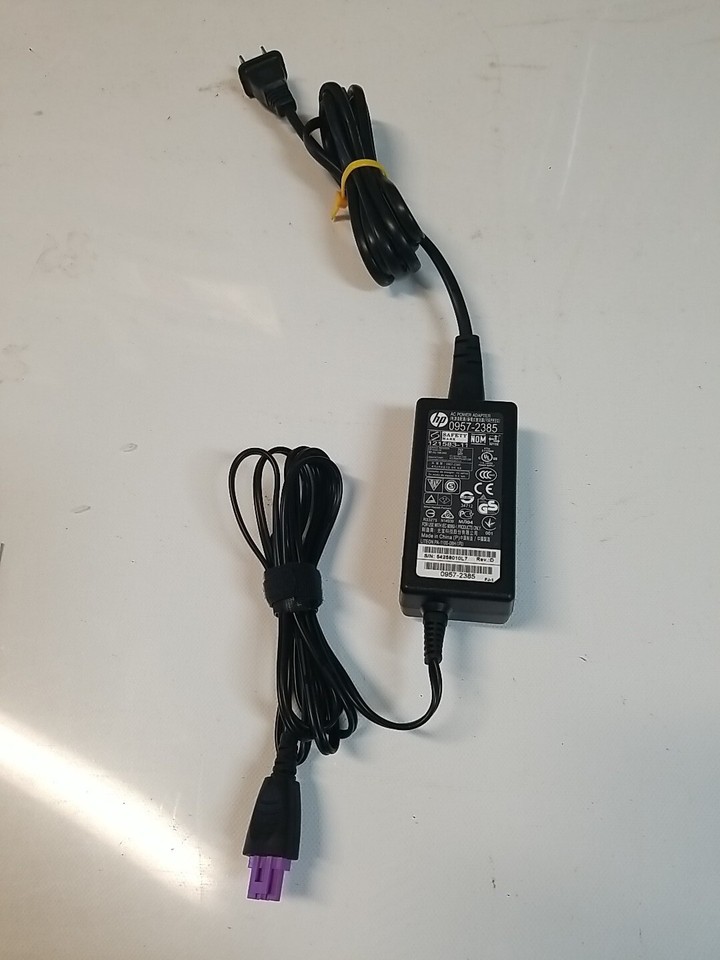 Original HP AC Power Adapter 0957-2385 Power Supply Output 22V 455mA ...