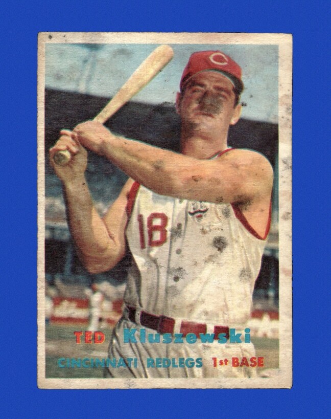1957 Topps Set-Break #165 Ted Kluszewski LOW GRADE (filler) *GMCARDS ...
