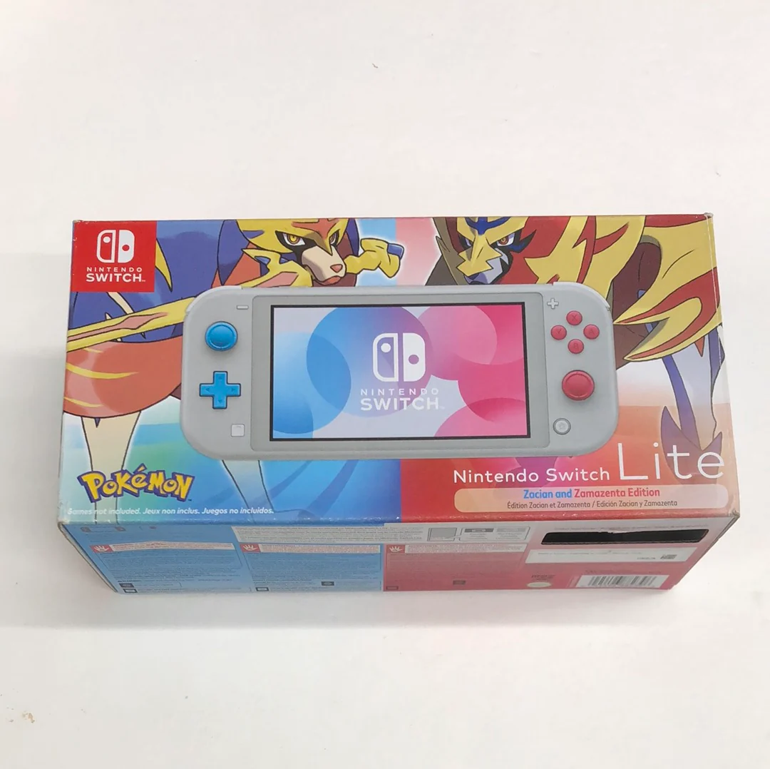 Switch - Console Box & Inserts Only Zacian and Zamazenta Pokemon ...