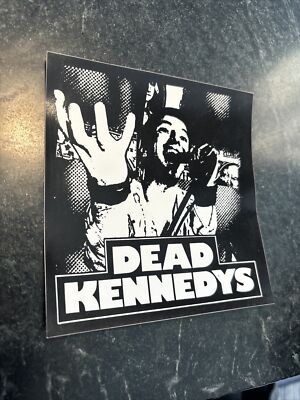 Dead Kennedys vtg sticker Decal 90s Show Concert Promo Rare Vinyl 5 ...