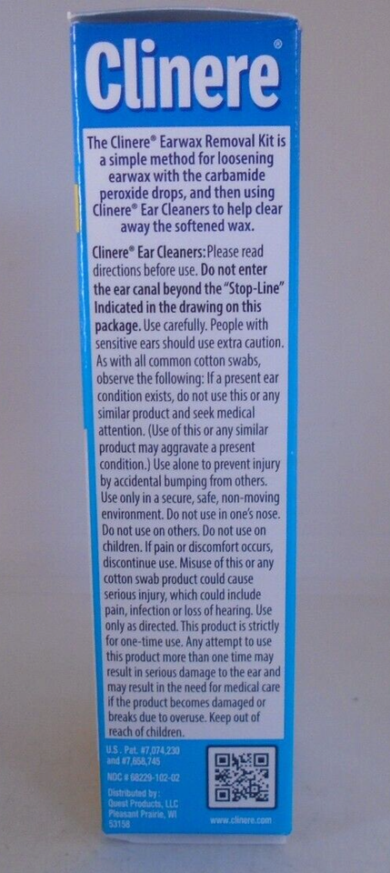 Clinere EARWAX REMOVAL KIT .5 oz | eBay
