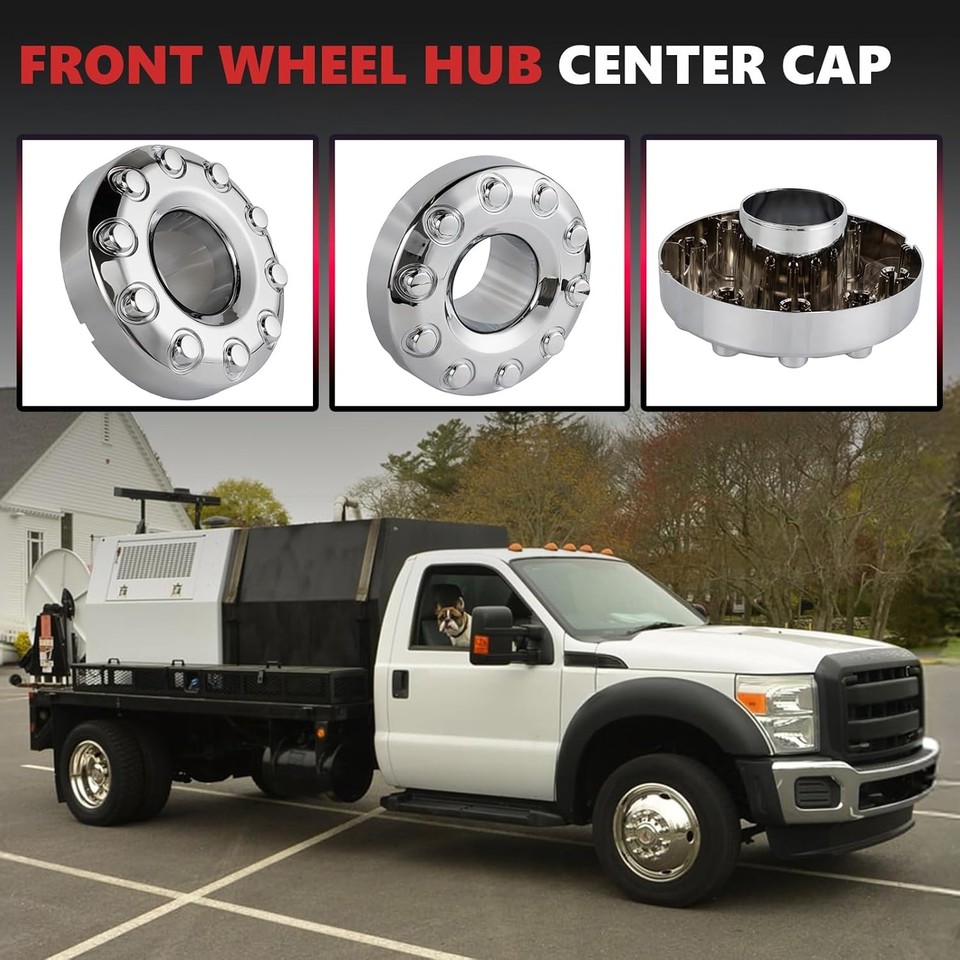 2Pcs Wheel Center Hub Caps Dually 10 Lug For 2005-2017 Ford F450 F550 ...