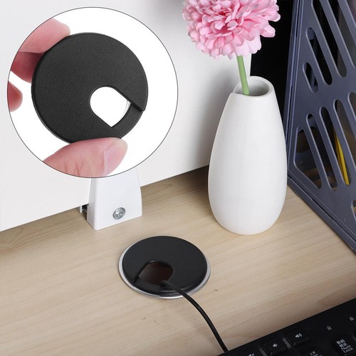 Organizer Computer Grommet Wire Hole Cover Desk Table Cable Fastener ...