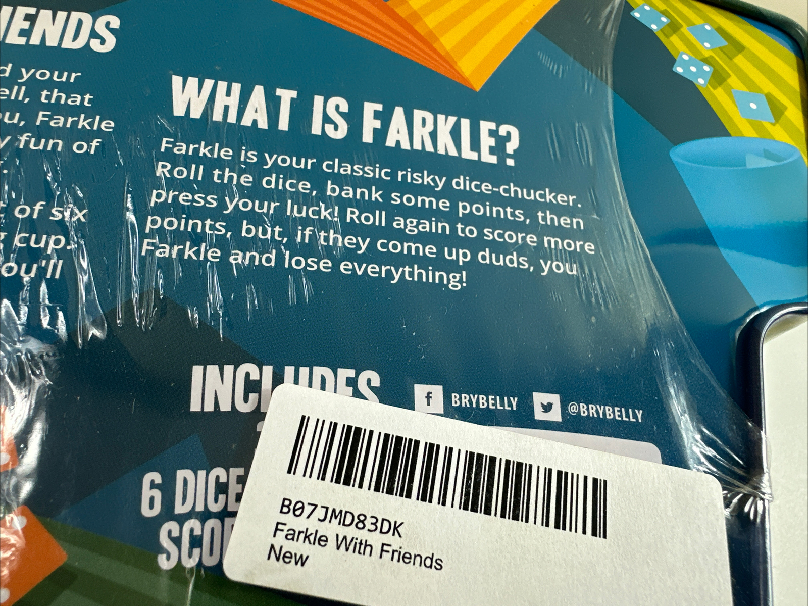 Farkle With Friends The Classic Dice Game 6-player Party Tin Set ...