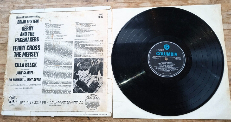 GERRY & THE PACEMAKERS CILLA BLACK BRIAN EPSTEIN "FERRY CROSS THE ...
