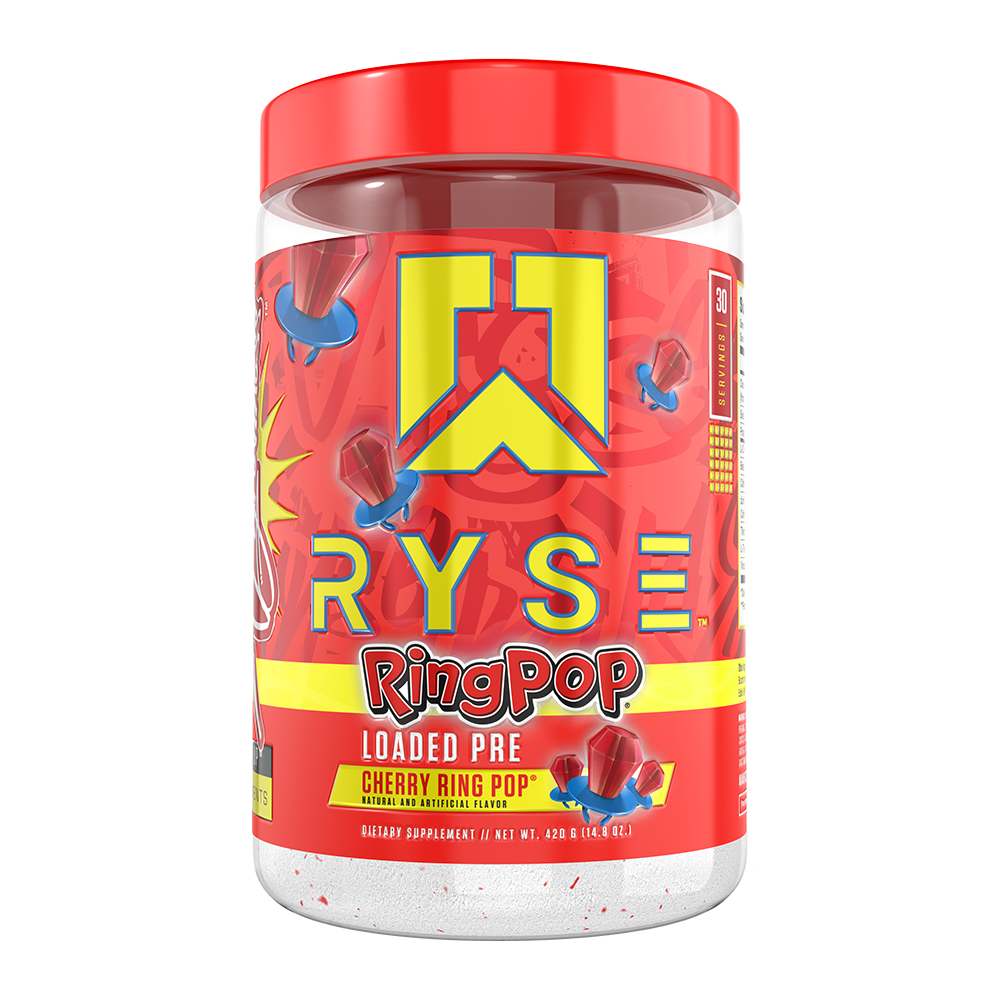 RYSE SUPPLEMENTS LOADED PRE High Stim Pre-Workout Pump Energy Strength ...