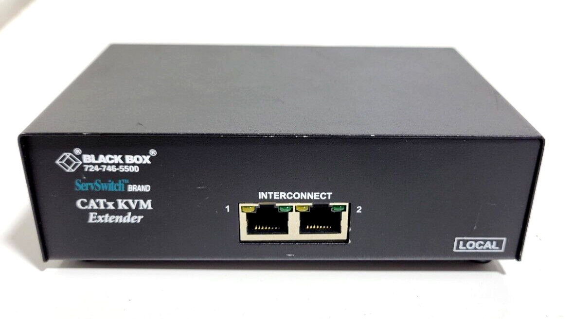 BLACK BOX SERVSWITCH BRAND CATX KVM EXTENDER ACU2222A-R2 | eBay