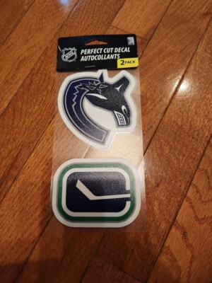 2-PACK VANCOUVER CANUCKS 4"X4" DIE CUT DECAL CAR HOME BRAND NEW ...