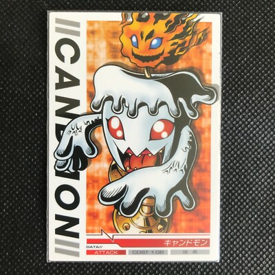 Candlemon Digimon Gintrix card game Made in Japan Anime Rare BANDAI F/S ...