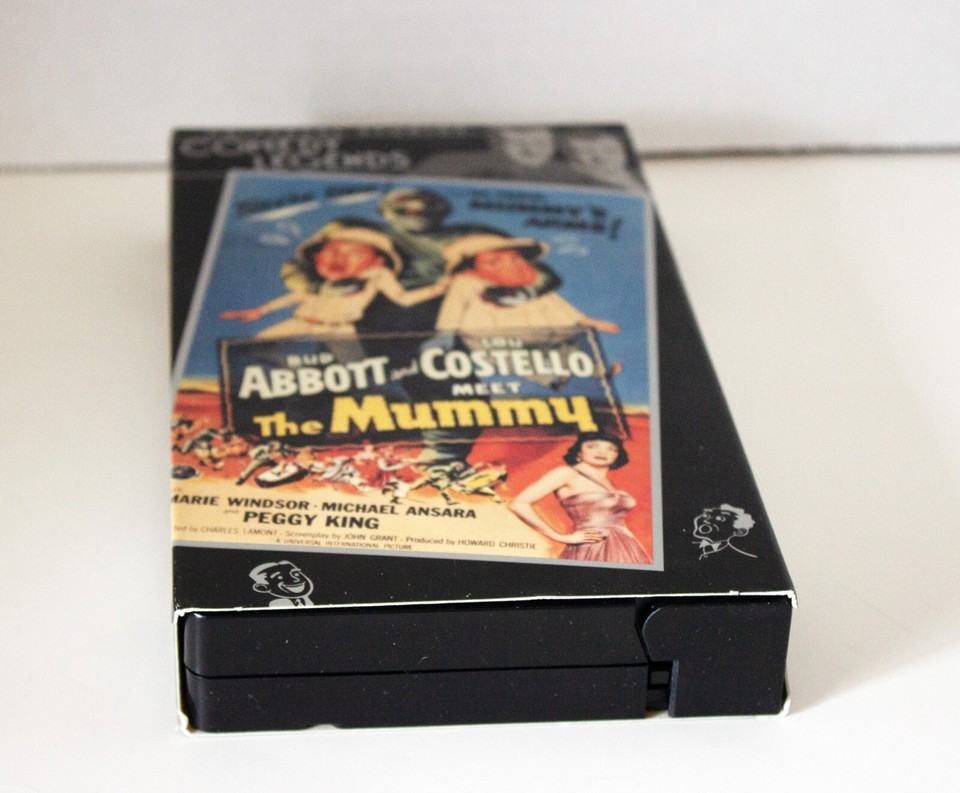 Abbott and Costello Meet The Mummy Michael Ansara VHS Universal Comedy ...