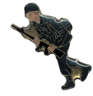 Pack of 12 Soldier With Rifle Bike Motorcycle Hat Cap Lapel Pin HP1952 ...