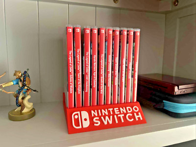 Nintendo Switch Game Case Holder – 10/12/15 Slot Rack With Logo ...