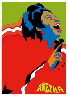 Aretha Franklin - POSTER R&B Queen of Soul AMAZING IMAGE **POP ART** | eBay