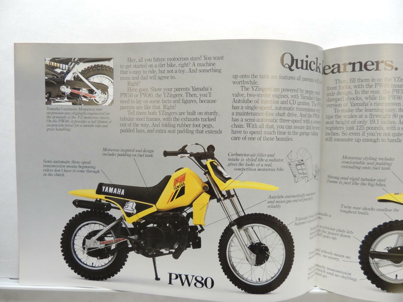 NOS 1985 Yamaha Y-Zinger 50/80 Dealer Brochure B6696 | eBay UK