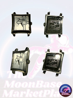 🎸 Fender Square Watch Face – Circuit Style, Untested, No Band | eBay