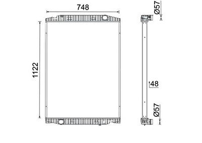 MAHLE Radiator For IVECO Eurotrakker Stralis II S-Way Trakker 00-12 ...
