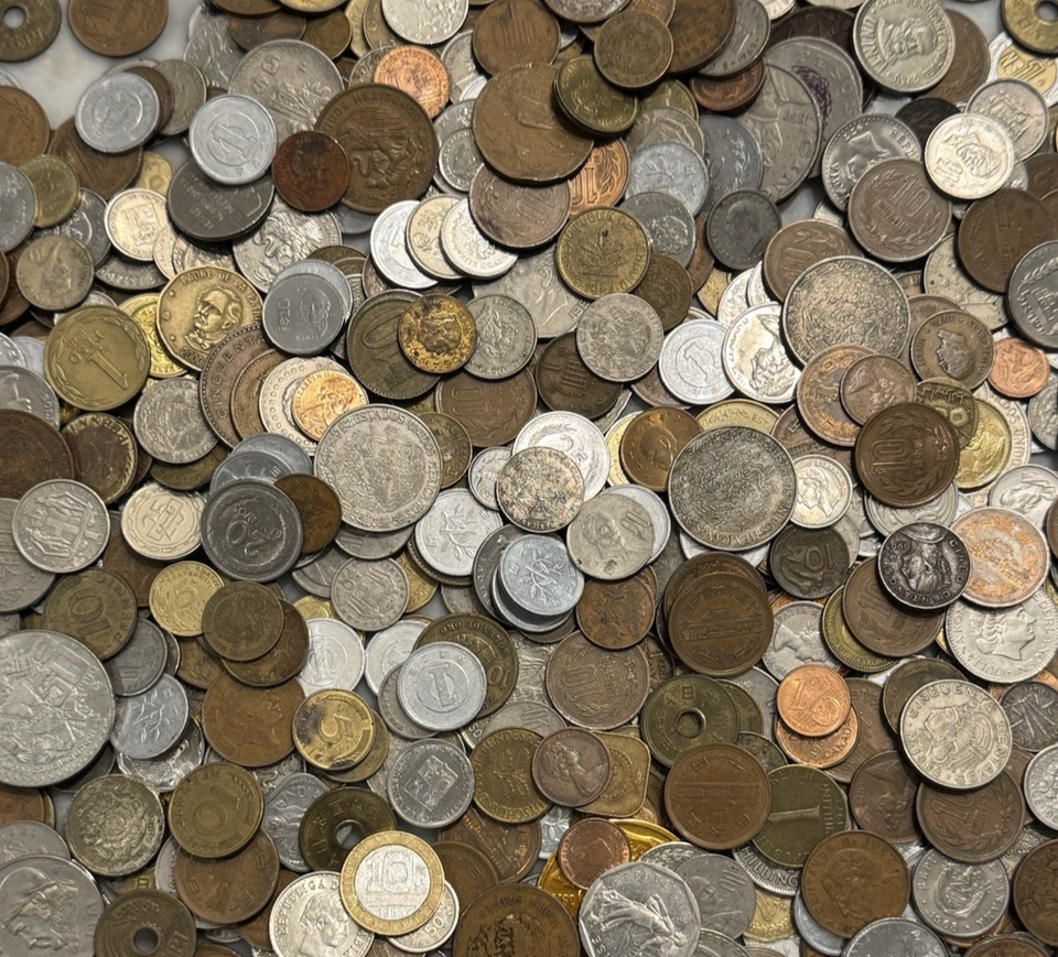 Huge Mixed Lot of 100 Foreign World Coins - CHOOSE HOW MANY LOTS! | eBay
