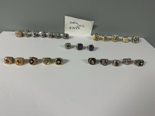 Championship Rings 25 Total . All 7 Of Tom Brady’s Super Bowl Rings In ...