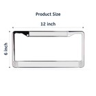 FC Barcelona Chrome License Plate Frame Cover | Multicolor | Bolt-On ...