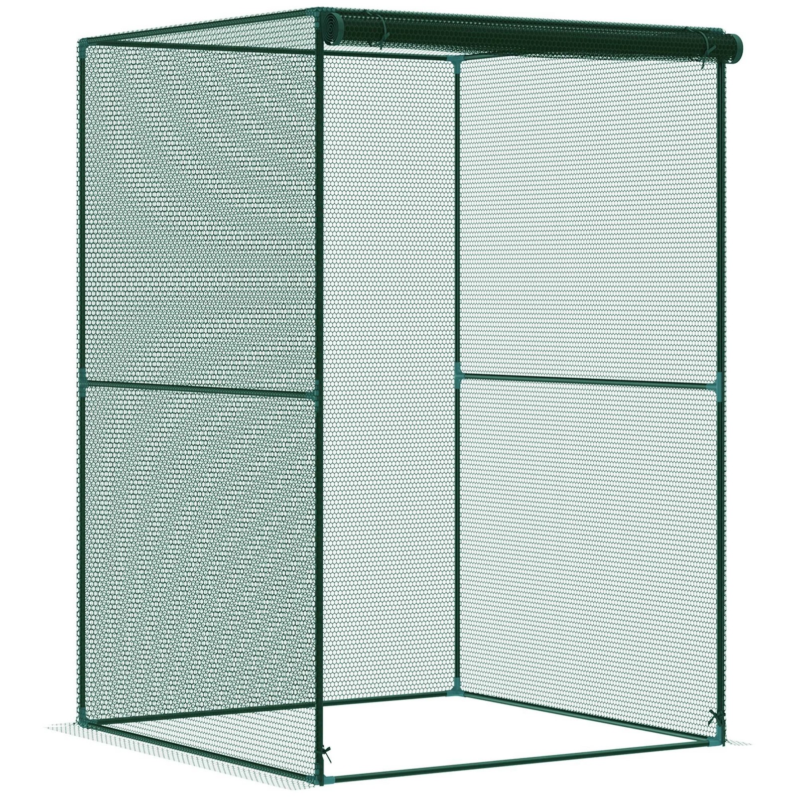 Sturdy Steel Crop Cage 3.9x3.9x5.9ft with Functional Zip Door | eBay