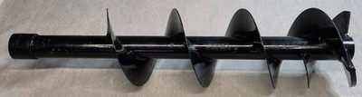 8 in Heavy-Duty Post Hole Auger Bit 1/2 Shear Pin 1-1/4 Thread ...