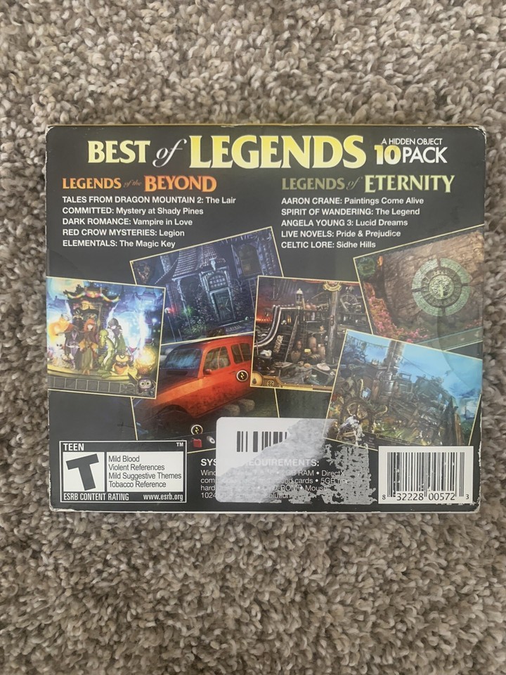 Best of Legends Beyond & Eternity 10 Pack Hidden Object Collection - PC ...