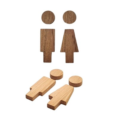 Bathroom Indicators Sign for Any Decors Theme Men and Women Toilet Sign ...