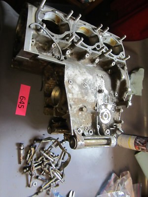 Suzuki GT550 GT 550 triple 1974 engine cases crank motor crankcases top ...