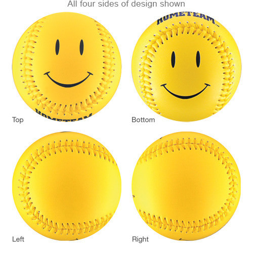 Yellow Happy Face Baseball | eBay