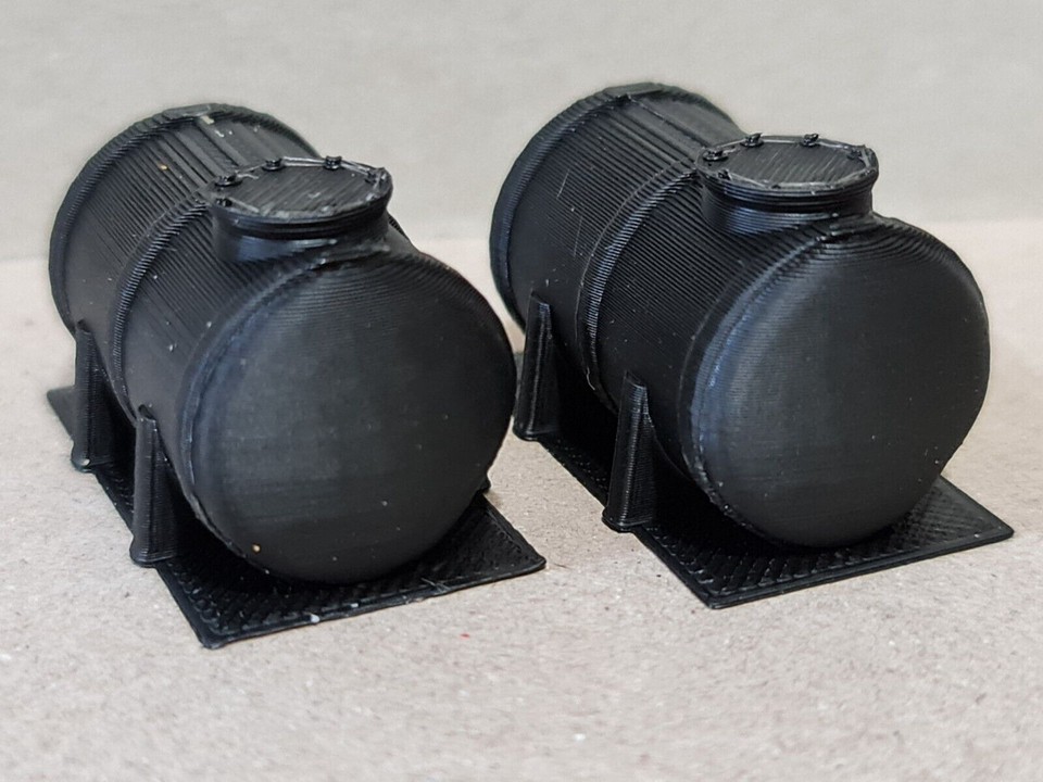 New 2 Pack Gas Fuel Petrol Tank Body OO HO Gauge 1:76 Scale Models ...
