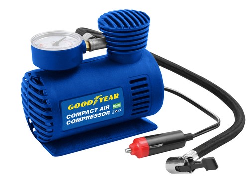 Goodyear Car Tyre Air Compressor Pump Bike Cycle Compact 3m Cord 12V ...