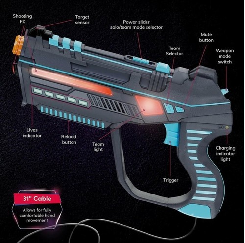 Rechargeable Laser Tag Set for Kids Teens & Adults, Open Box | eBay