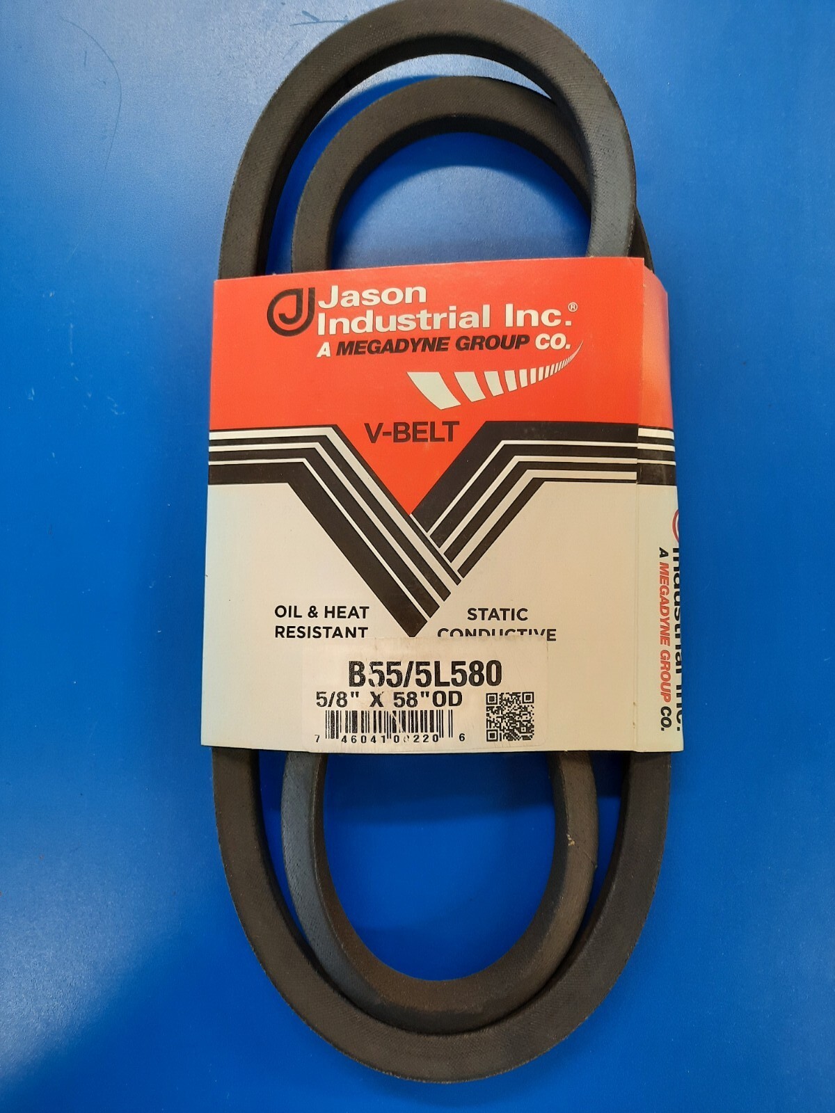 JASON INDUSTRIAL 'DUAL BRAND' V-BELT B55/5L580 | eBay