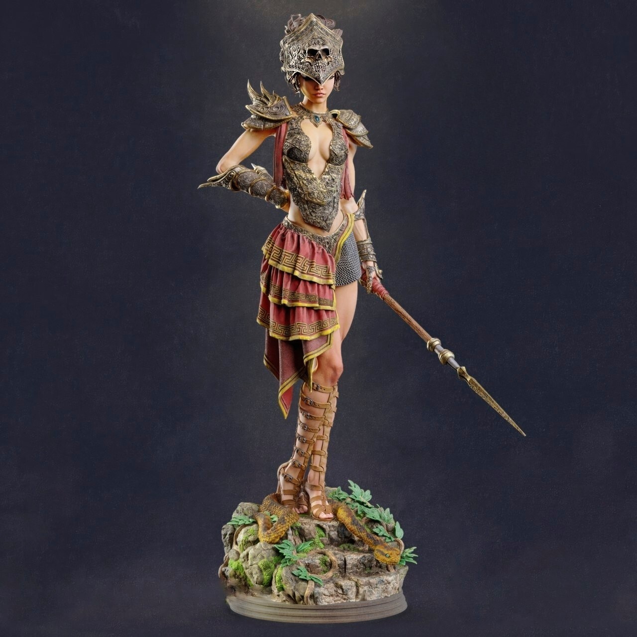 “Persephone Warrior Figure – 1/6 Scale Hand-Painted Mythology-Inspired ...