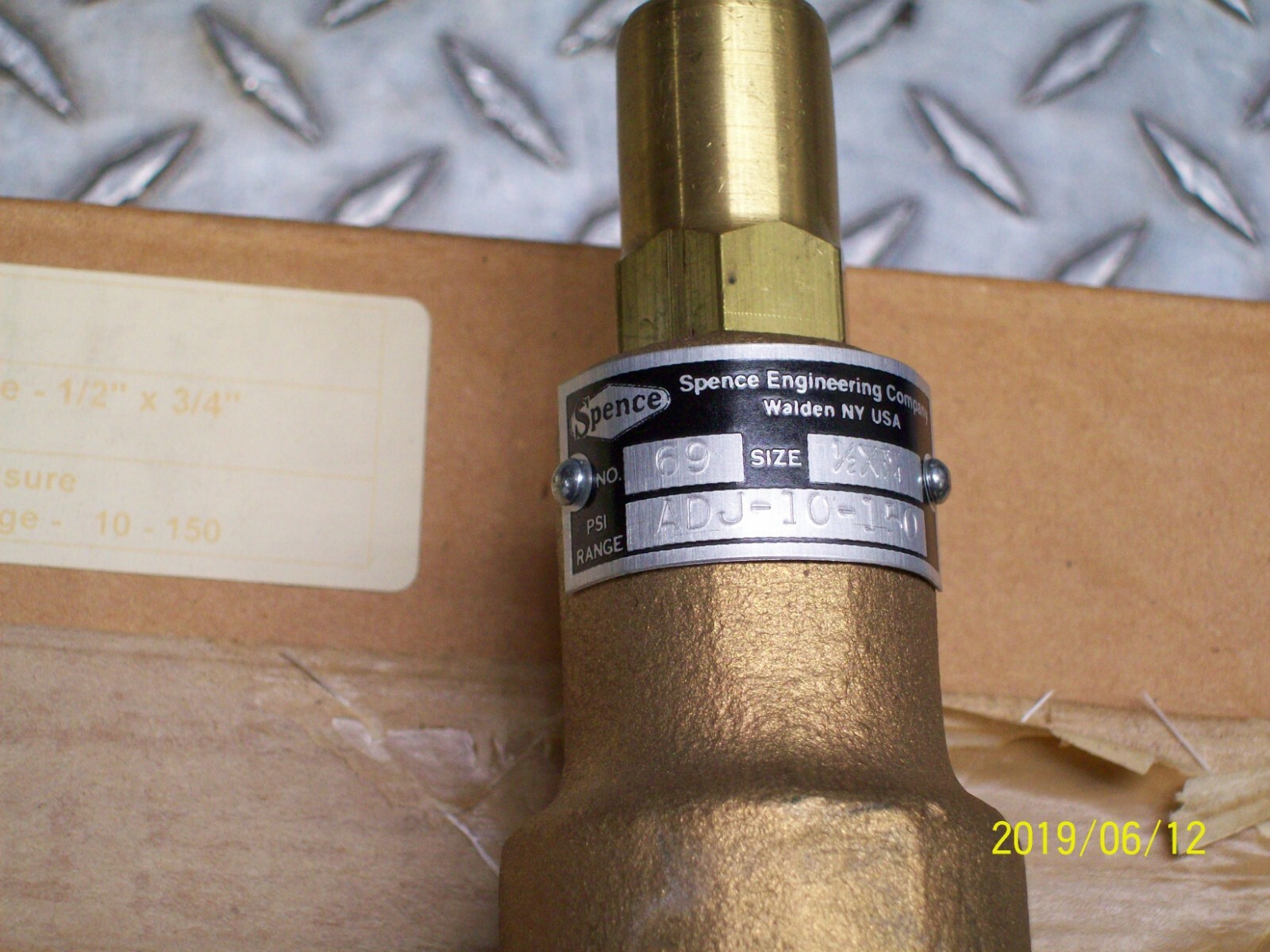 NEW SPENCE No. 69 SAFETY RELIEF VALVE SIZE 1/2 x 3/4 *FREE SHIPPING* | eBay